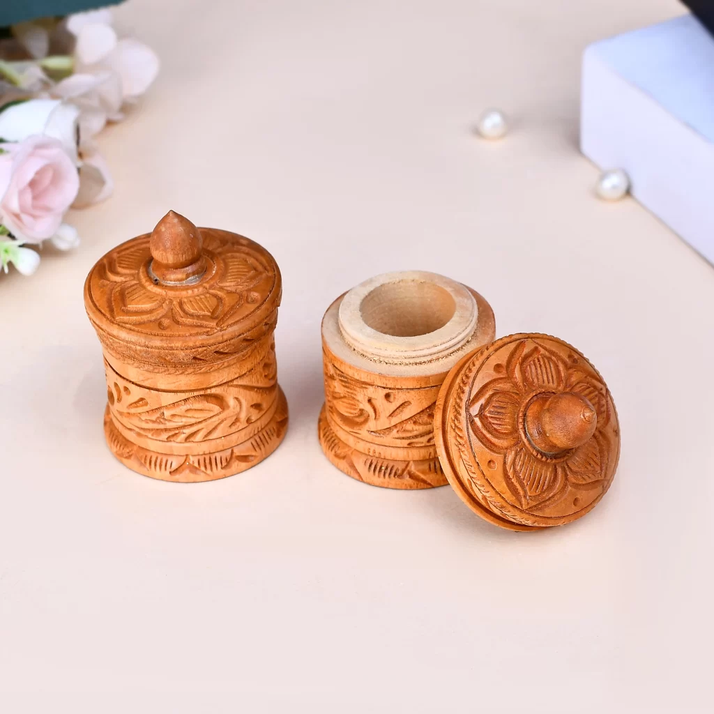 Buy Wooden Sindoor Box at Low Price from Manufacturer